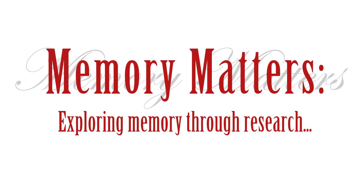 Memory Matters: The public’s chance to explore memory and learning ...